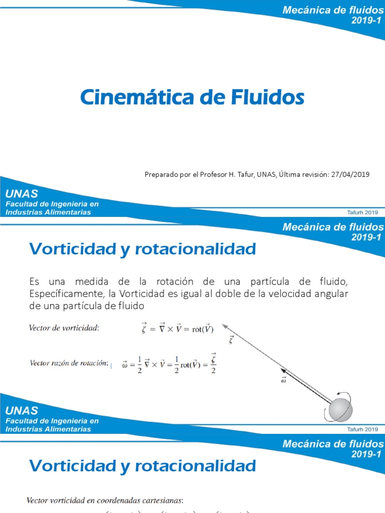 Cinematica de Fluidos | PDF | Ciencia y matemáticas