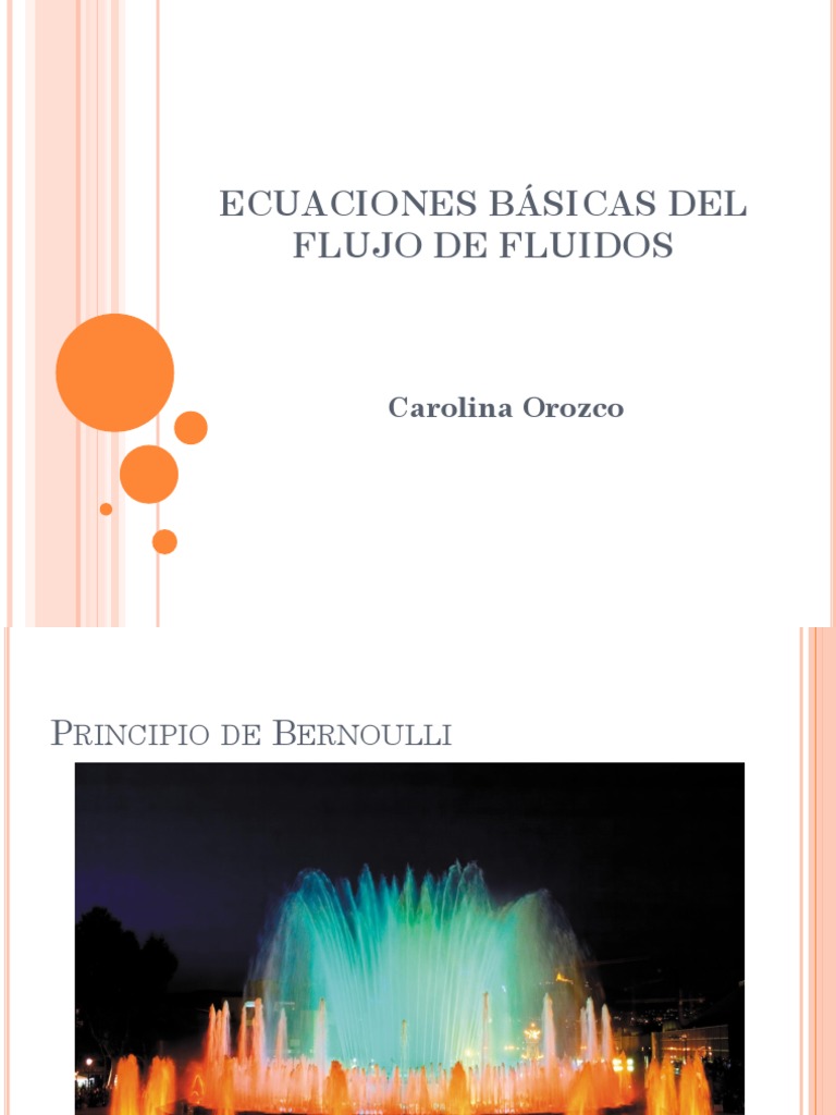 Capítulo 6. ECUACIONES BÁSICAS DEL FLUJO DE FLUIDOS | PDF | Presión | Masa