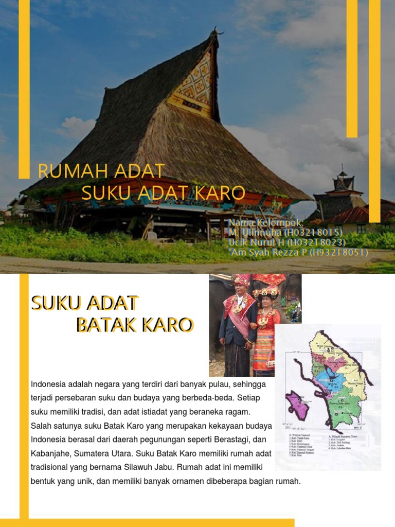 Rumah Adat Karo | PDF