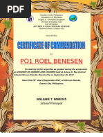 Award For Work Immersion | PDF | Domestic Policy | Education Policy