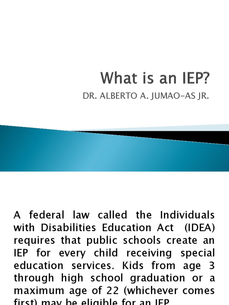 The Individualized Education Program (IEP): A Comprehensive Guide to ...