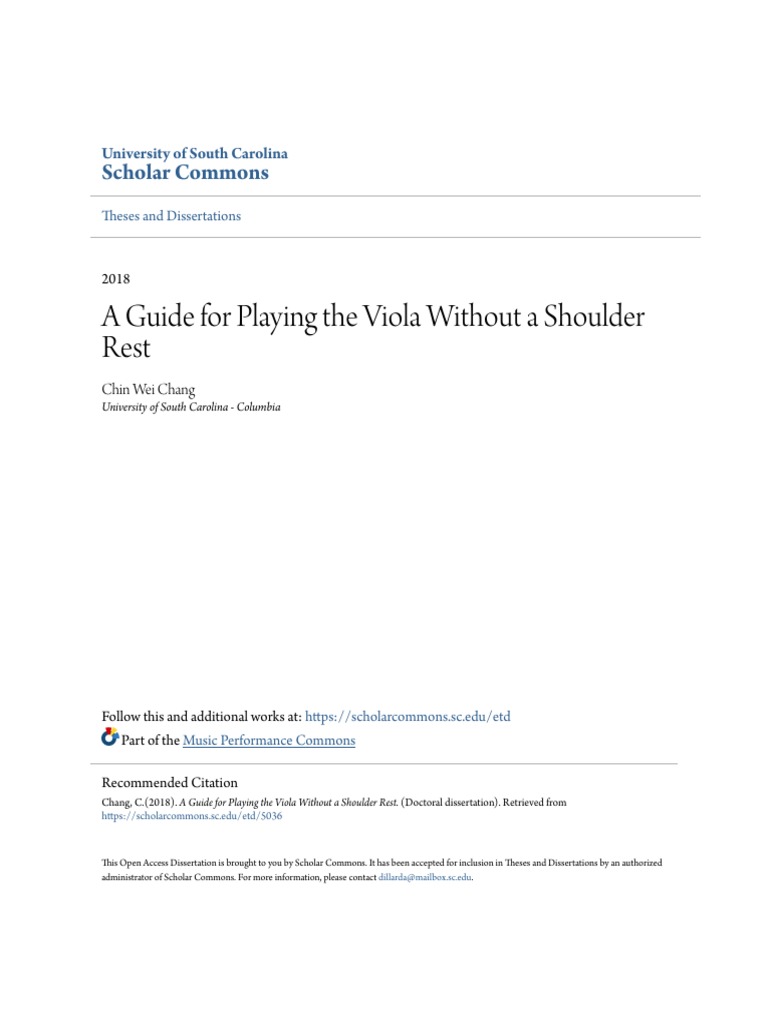 A Guide For Playing The Viola Without A Shoulder Rest | PDF | Violin ...