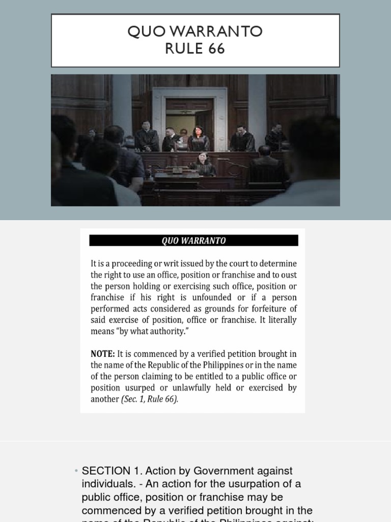 Rule 66 | Download Free PDF | Impeachment | Courts