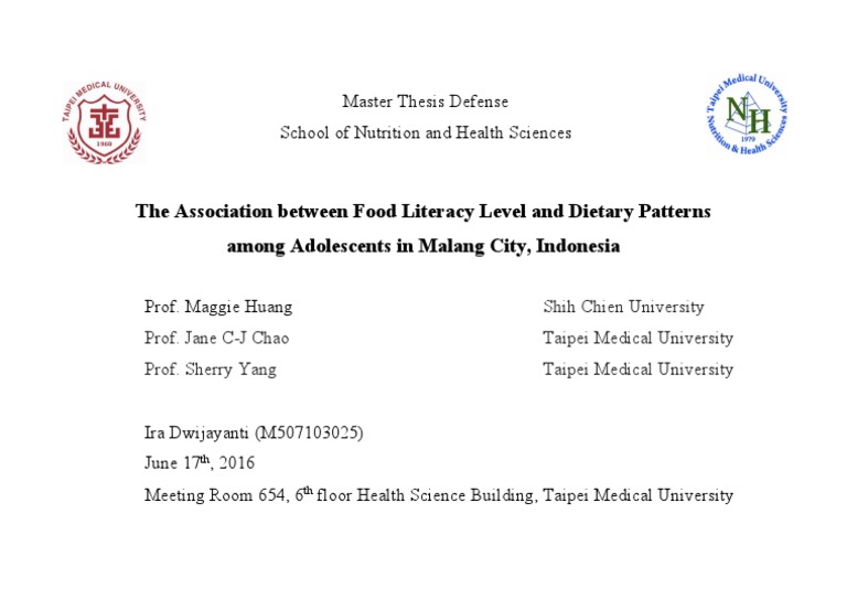 Master Thesis Defense Poster | PDF