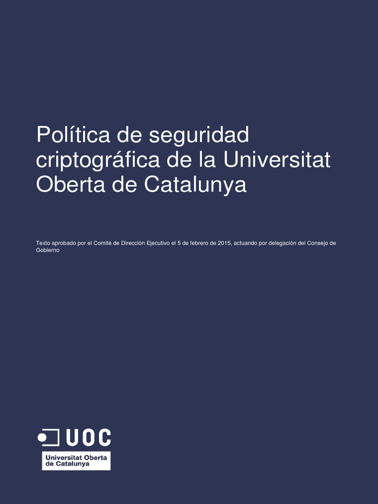 Criptografia Politica | PDF | Clave (criptografía) | Criptografía de ...