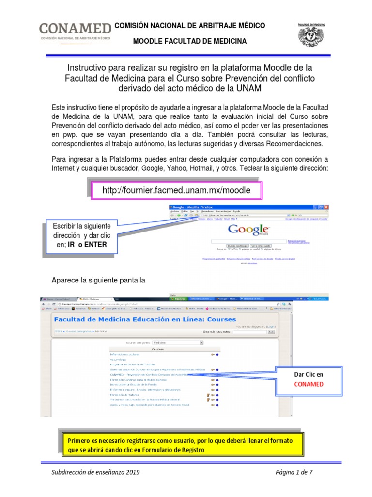 Instructivo General de Acceso A La Plataforma Moodle - Facultad de ...