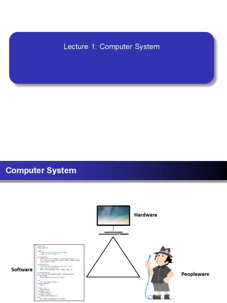 Lecture 1: Computer System: Computer Science, CMU 204101 Introduction ...