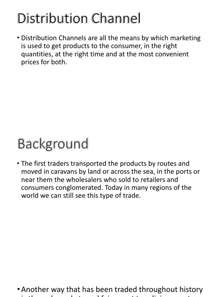Distribution Channel | PDF