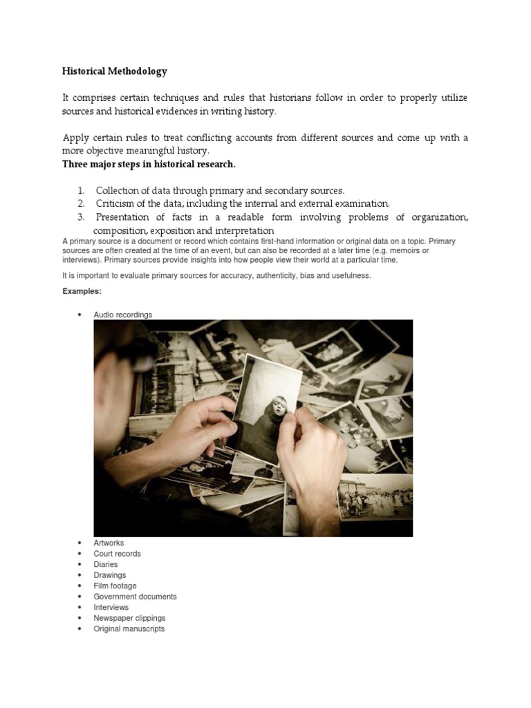 Historical Methodology | PDF