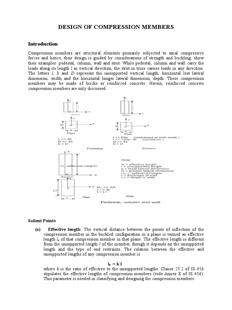 Ddrcs Unit 4 | PDF | Column | Buckling