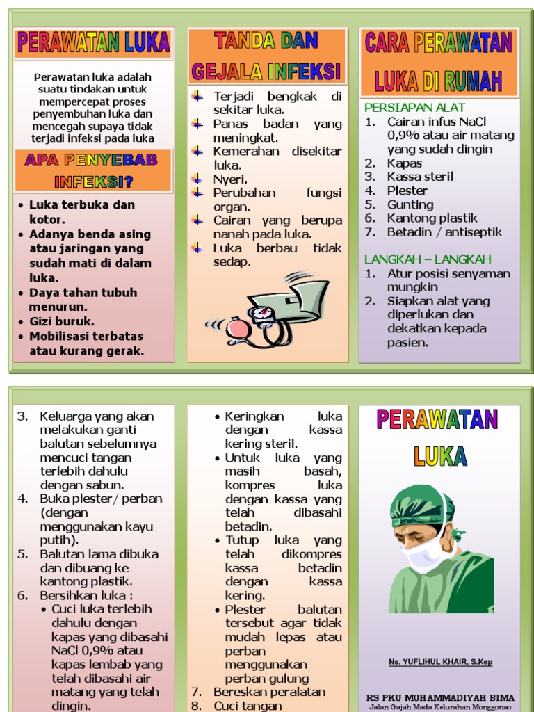 Leaflet Perawatan Luka | PDF