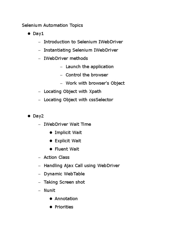 Selenuim C# | PDF | Selenium (Software) | Computer Programming