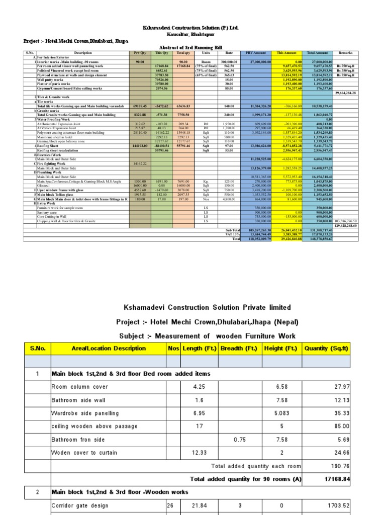 Measurement Doc of HMC | PDF | Wall | Buildings And Structures