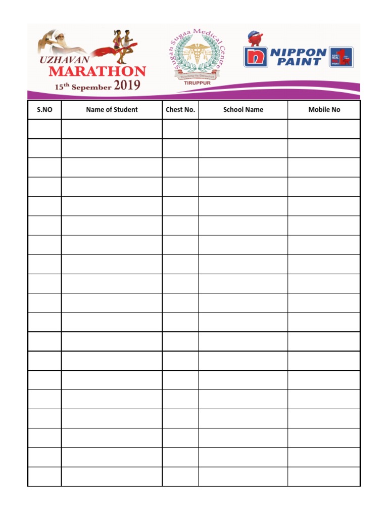 Student Data Table | PDF