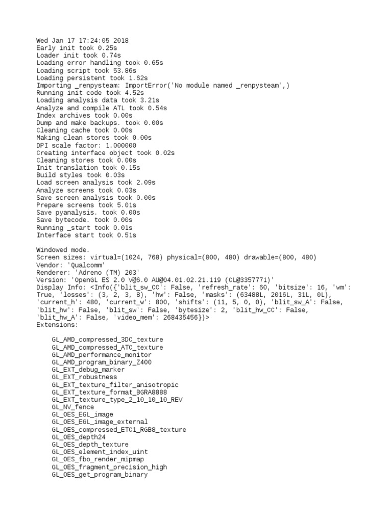 Log | PDF | Texture Mapping | Computing