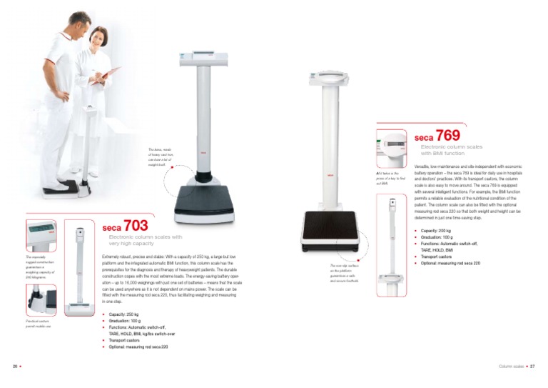 Seca 703-769 | PDF | Kilogram | Body Mass Index