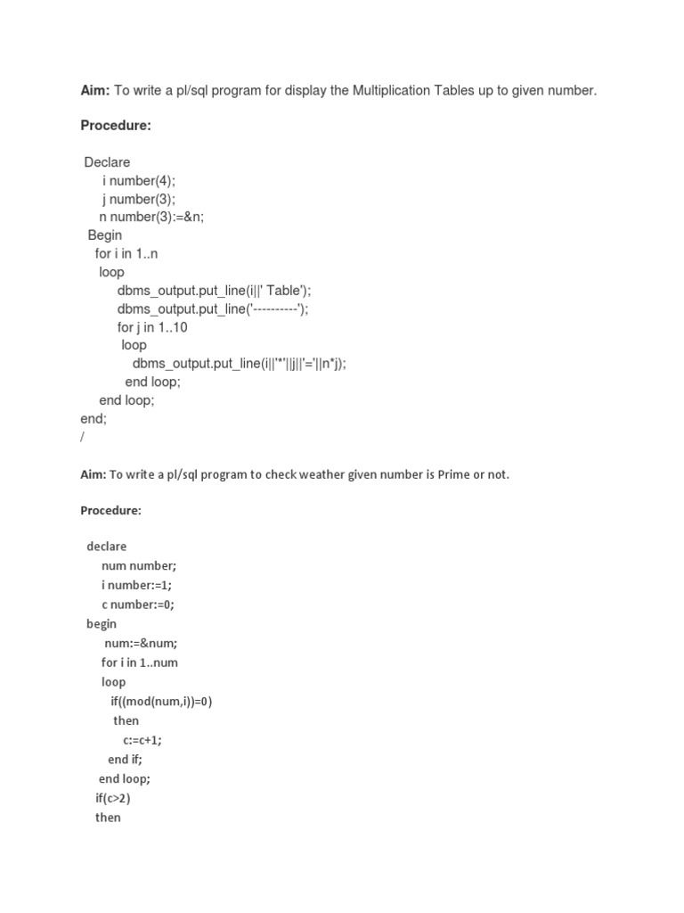 PLSQL | PDF | Pl/Sql | Databases