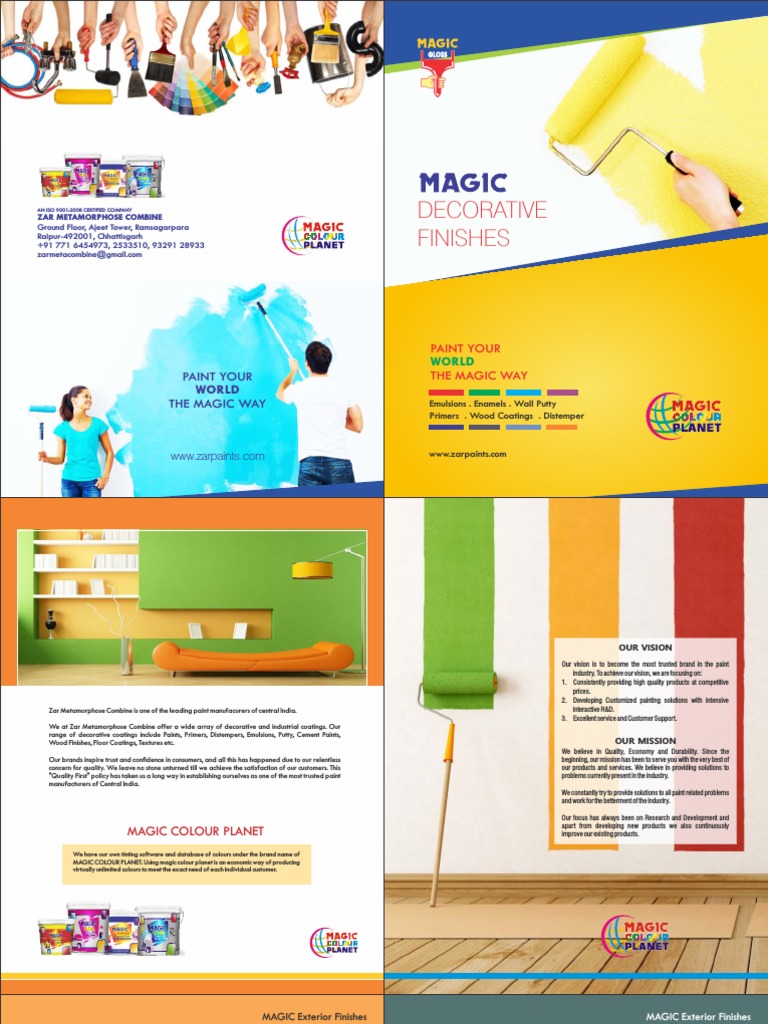 Decorative Finishes Brochure SG | PDF | Varnish | Paint