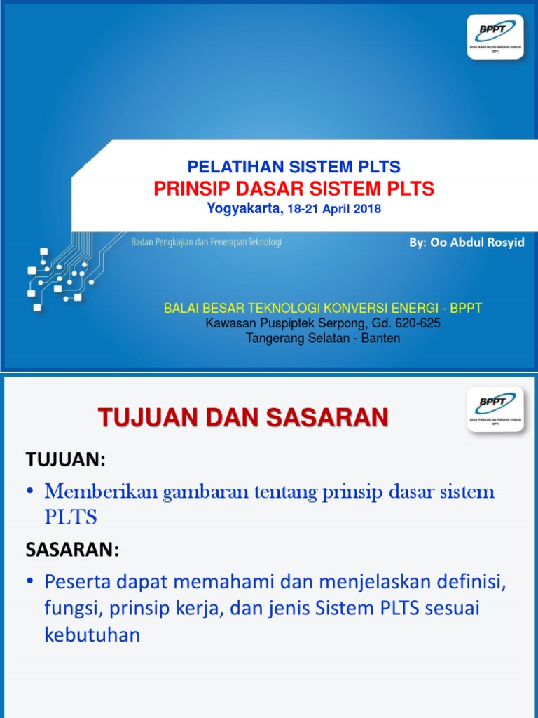 Prinsip Dasar PLTS | PDF | Teknologi & Rekayasa