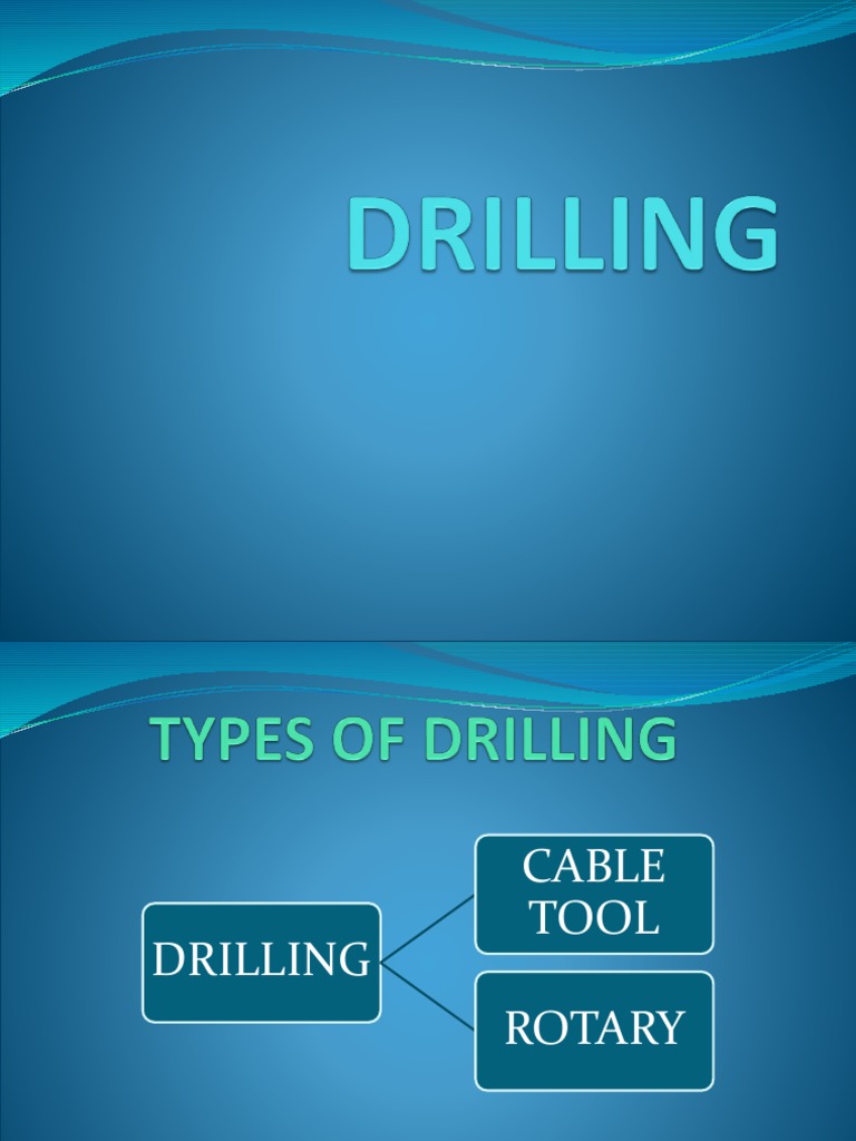 Drilling Presentation | PDF | Drilling Rig | Drill