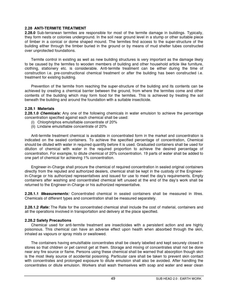 Civil Work Specification Part 07 | PDF | Masonry | Concrete