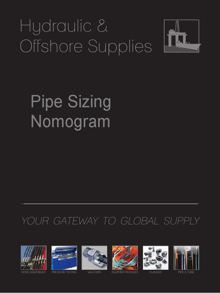 Piping Nomogram | PDF | Pipe (Fluid Conveyance) | Building Engineering