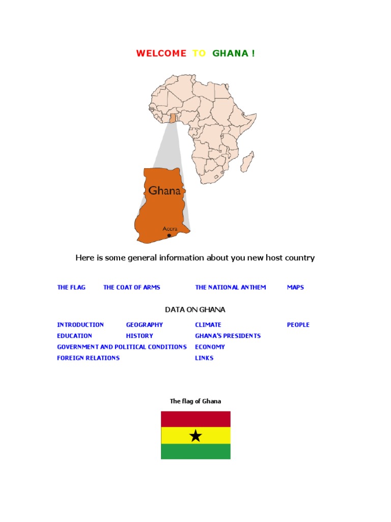 Ghana - A Country Profile | PDF | Ghana | Government