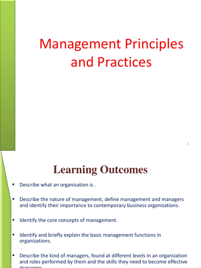 Introduction To Management | PDF | System | Resource