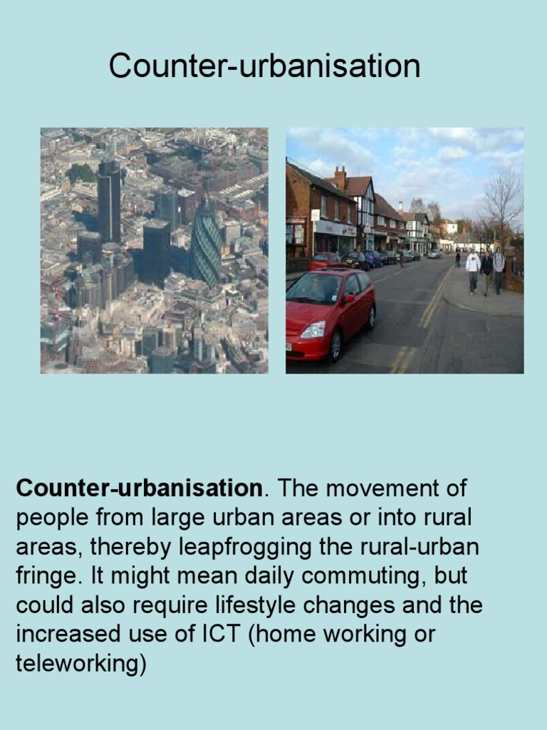 Counter Urbanisation | PDF