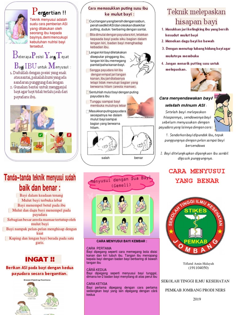 Teknik Menyusui Bayi yang Benar | PDF