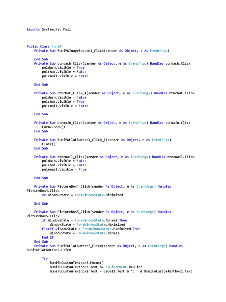 Form4 Eventargs | PDF | Computing | Computer Programming