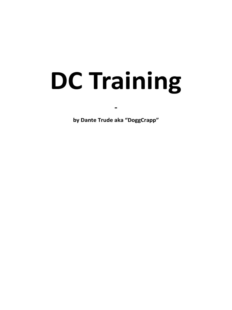 DC Training | PDF | Strength Training | Weight Training