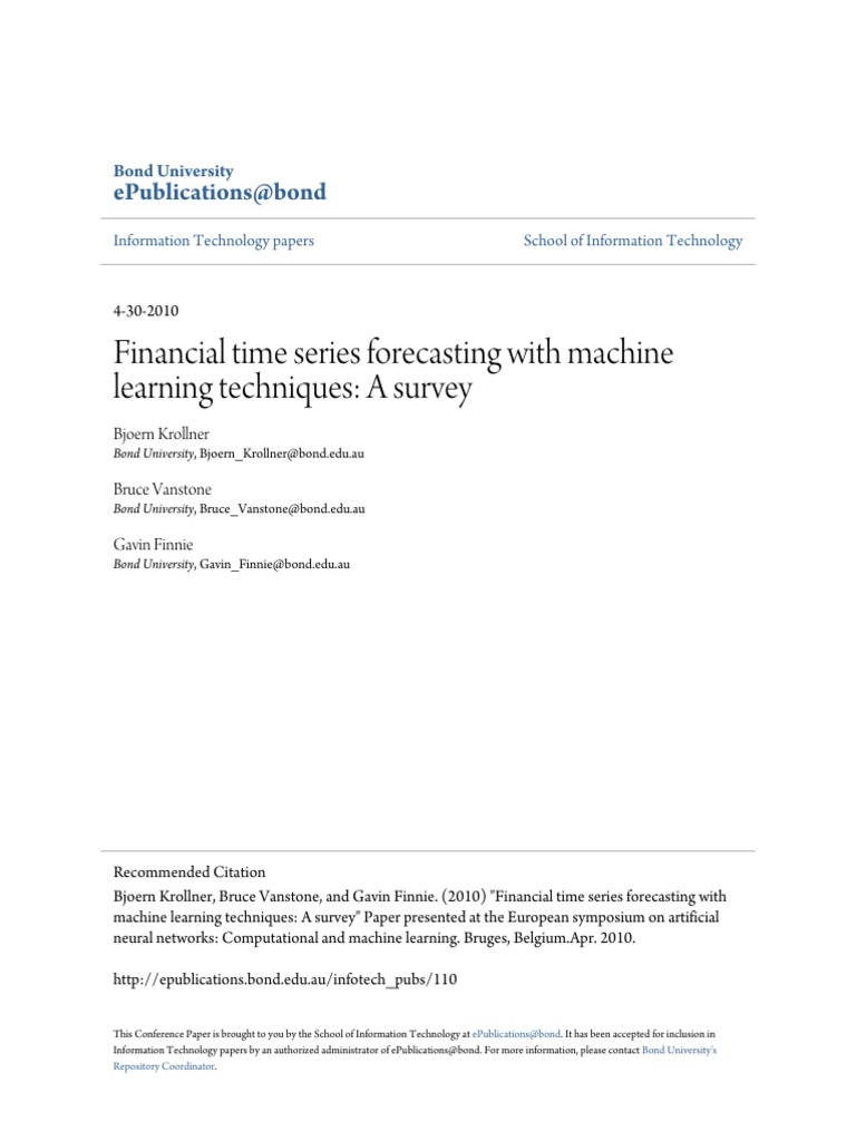 Machine Learning Stocks | PDF | Machine Learning | Artificial Intelligence
