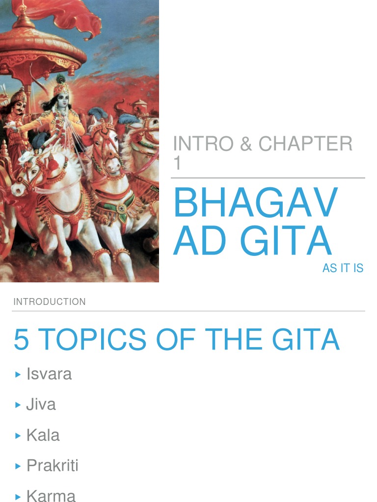 Bhagavad Gita Chapter 1 | PDF | Bhagavad Gita | Krishna