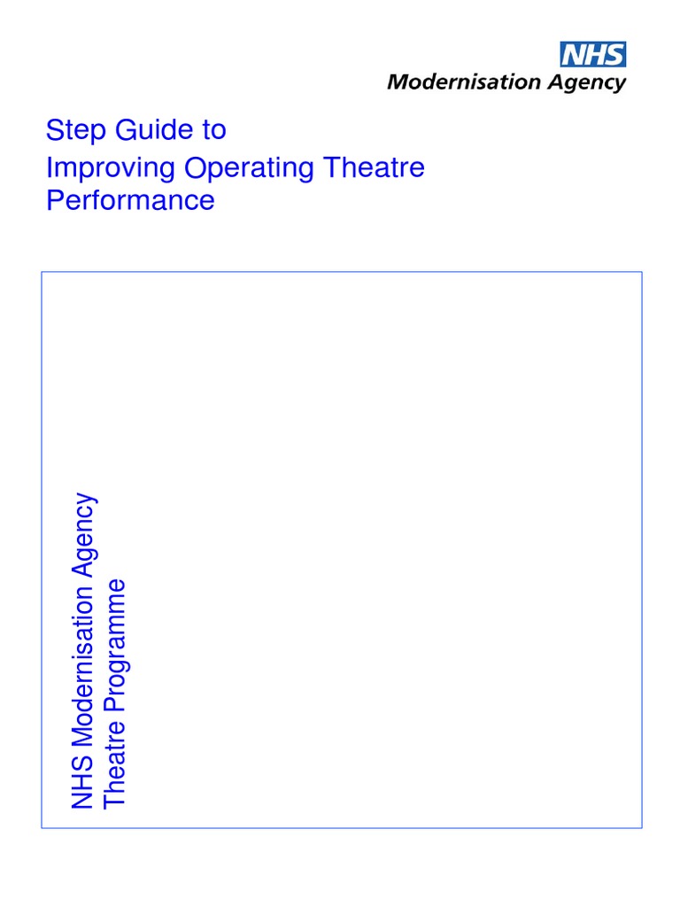 Enhancing Operating Theatre Efficiency | PDF | Surgery | National ...
