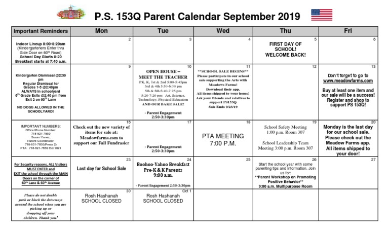 Calendar September 2019 | PDF