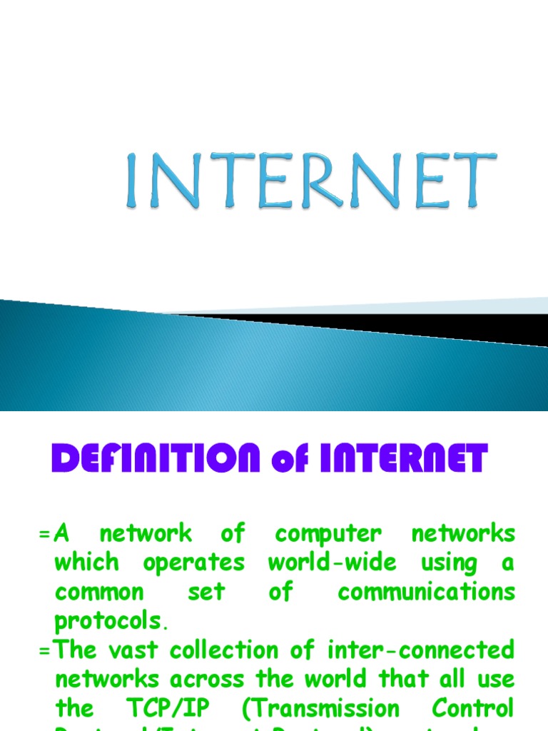 Internet Basics Final | PDF | World Wide Web | Internet & Web