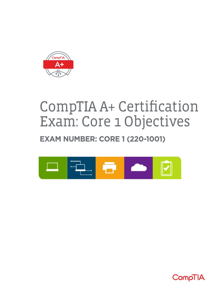 Comptia A 220 1001 Exam Objectives (3 0) | PDF | Laptop | Computer Network
