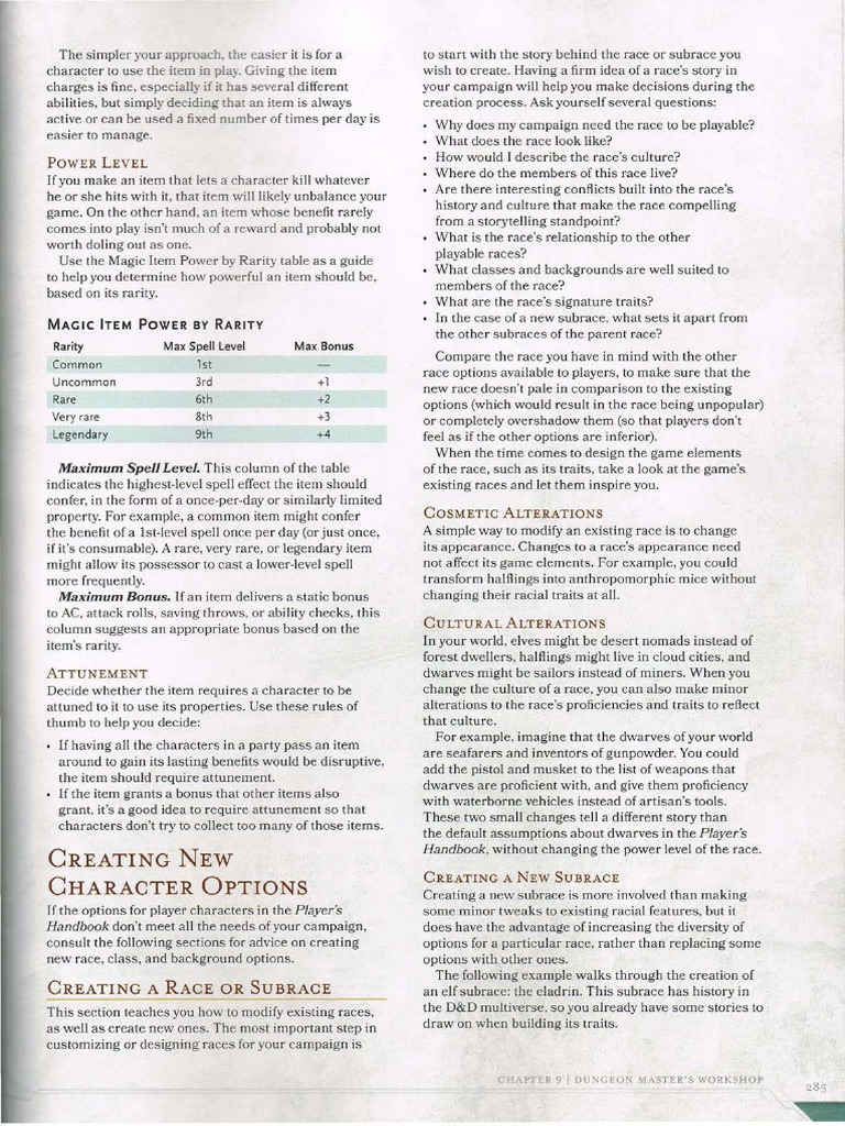 Race Guide | PDF | Fantasy Role Playing Games | Tsr (Company) Games