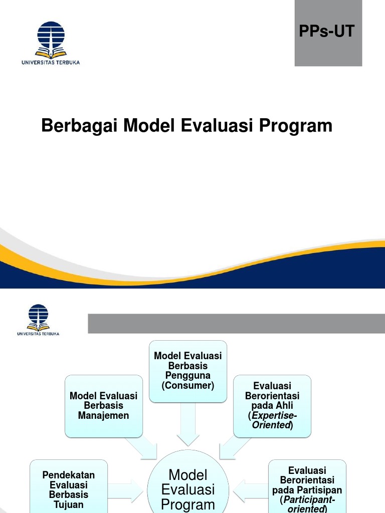 Model Evaluasi Program Pendidikan | PDF | Karier & Perkembangan | Bisnis