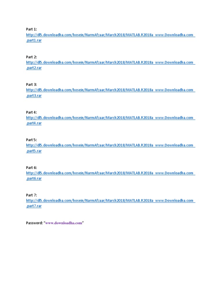 Matlab 2018a Download Link New Working Link | PDF
