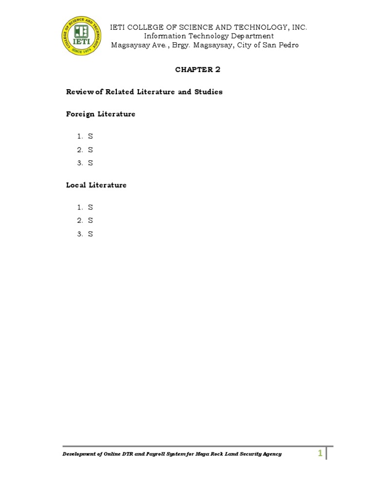 Review of Related Literature and Studies Foreign Literature | PDF