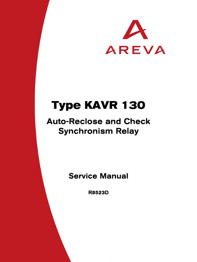 Type KAVR 130: Auto-Reclose and Check Synchronism Relay | PDF ...