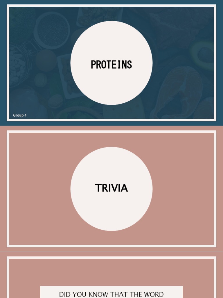 Fascinating Facts About Proteins | PDF | Science & Mathematics