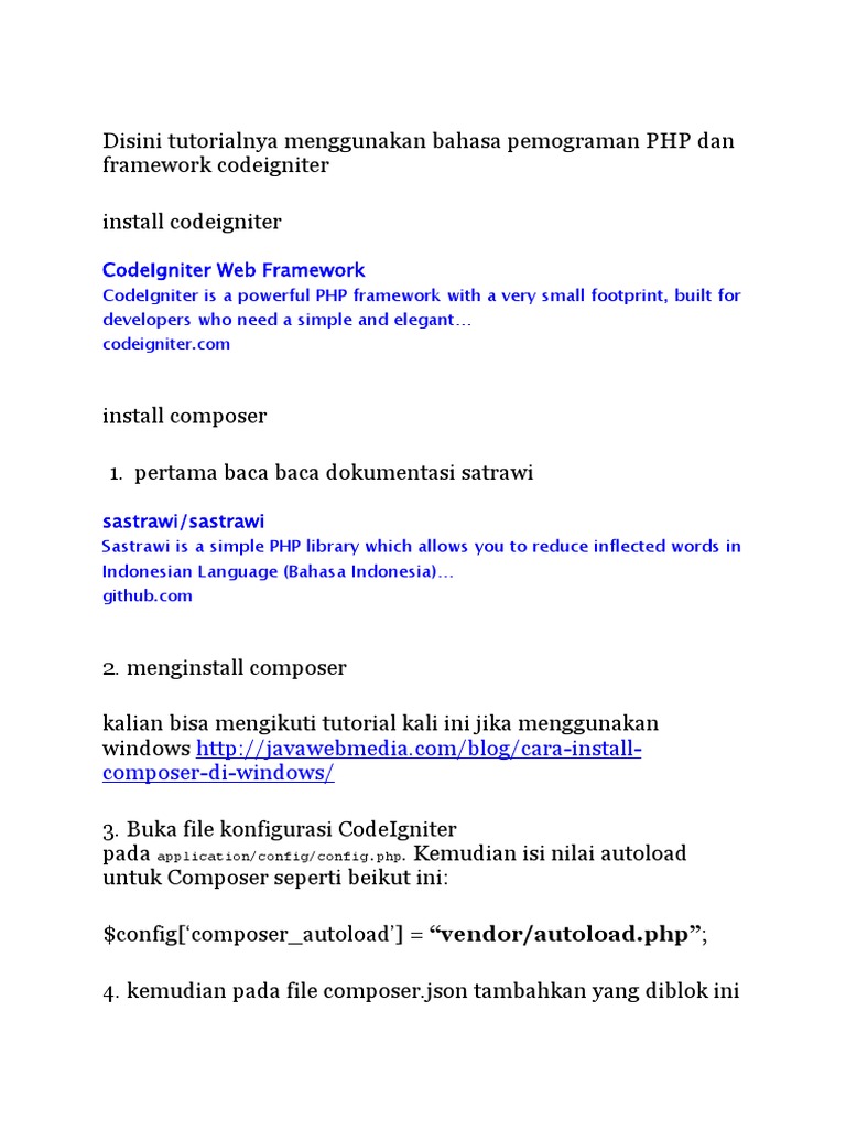 Tutorial: Membuat Preprocessing Komentar Dengan Library Sastrawi | PDF