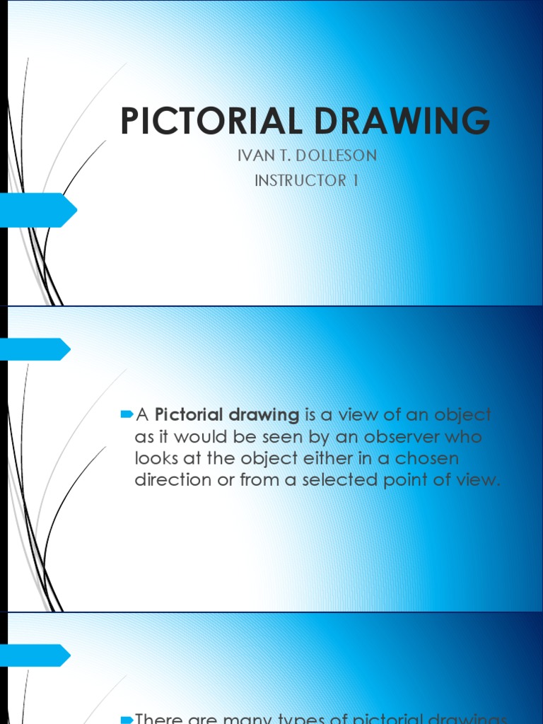 Pictorial Drawing: Ivan T. Dolleson Instructor 1 | PDF | Perspective ...