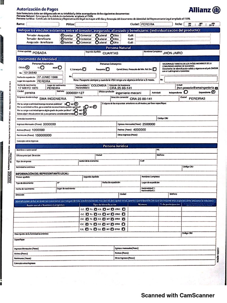 Allianz Formato | PDF
