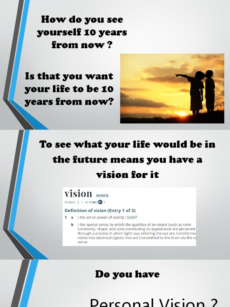 Personal Vision | PDF | Psychological Concepts | Psychology