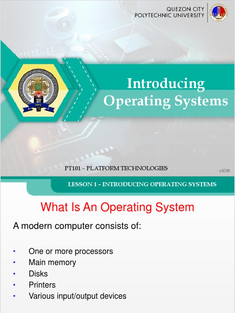 Introducing Operating Systems: Pt101 - Platform Technologies | PDF | Operating System | Random ...