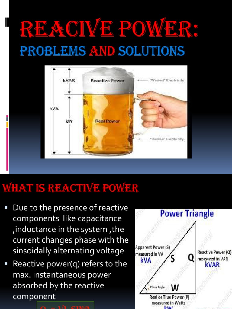 Reactive Power Compensation Techniques | PDF | Ac Power | Electric Power